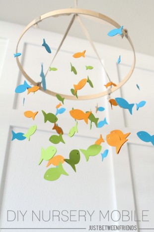 Fish Themed Nursery Mobile - Just Jonie
