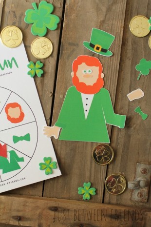 Spin a Leprechaun | Free Printable - Just Jonie