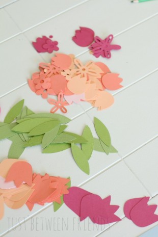 Spring Paper Flower Garden Craft for Kids - Just Jonie